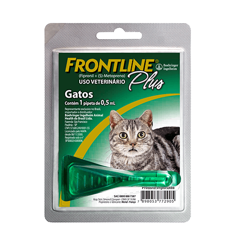 Frontline Plus Gatos | Proteja seu pet de pulgas e piolhos