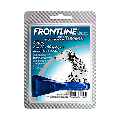 Frontline TopSpot Cães | Proteção contra Carrapatos e pulgas