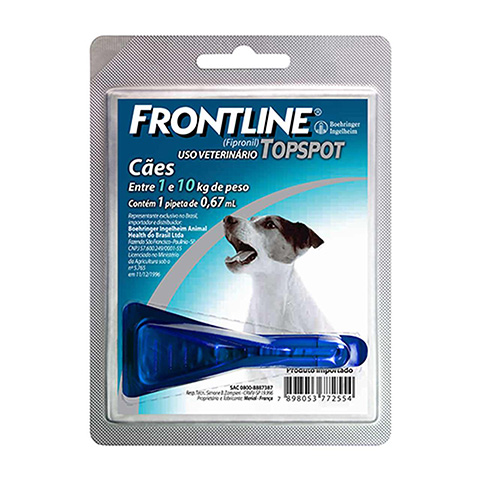 Frontline TopSpot Cães | Proteção contra Carrapatos e pulgas
